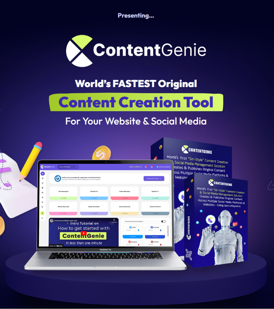 ContentGenie Review + ContentGenie BONUS + Bundle +Coupon